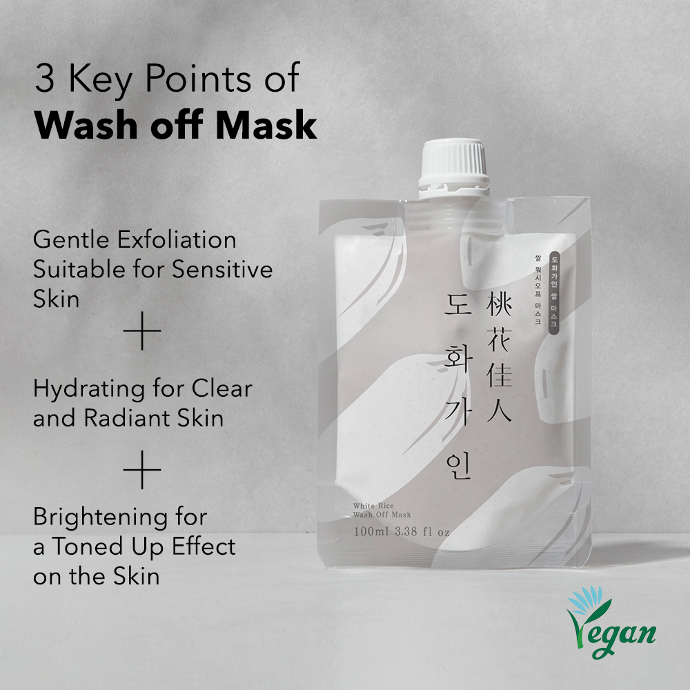 Rice Wash Off Facial Mask – Coréelle