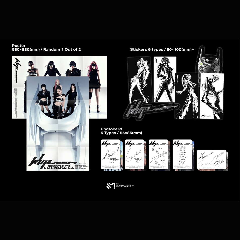 [aespa] 5th Mini Album - Whiplash (BEAT / SPEED / SMINI Ver.) – Coréelle