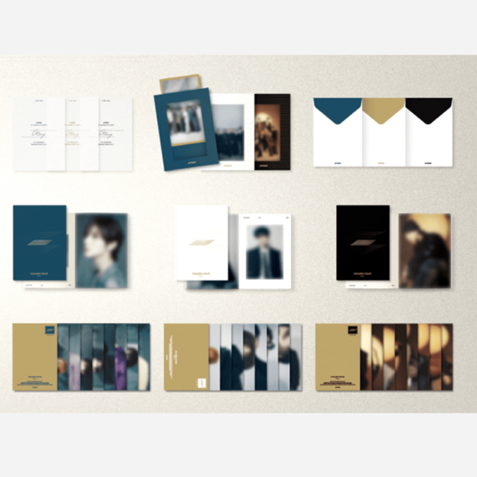 [ATEEZ] 10th Mini Album [GOLDEN HOUR : Part.1] (BLUE HOUR VER. / DIARY – Coréelle