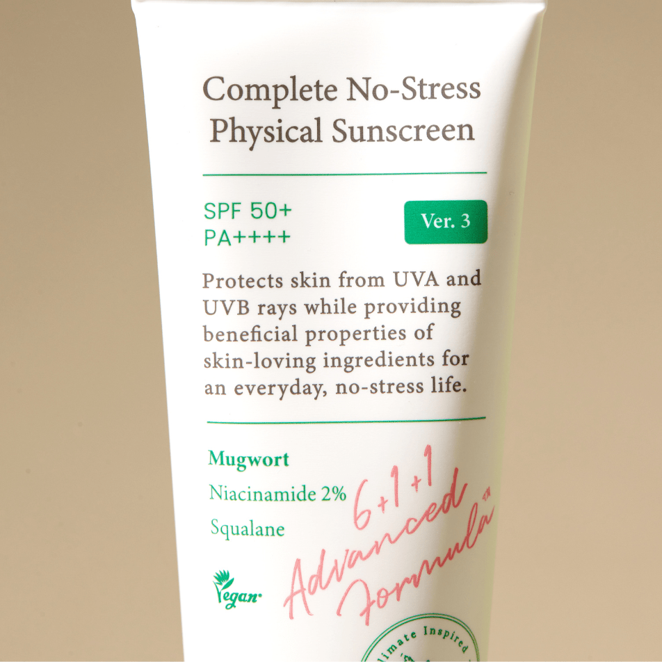 Complete No-Stress Physical Sunscreen Ver. 3 50ml – Coréelle