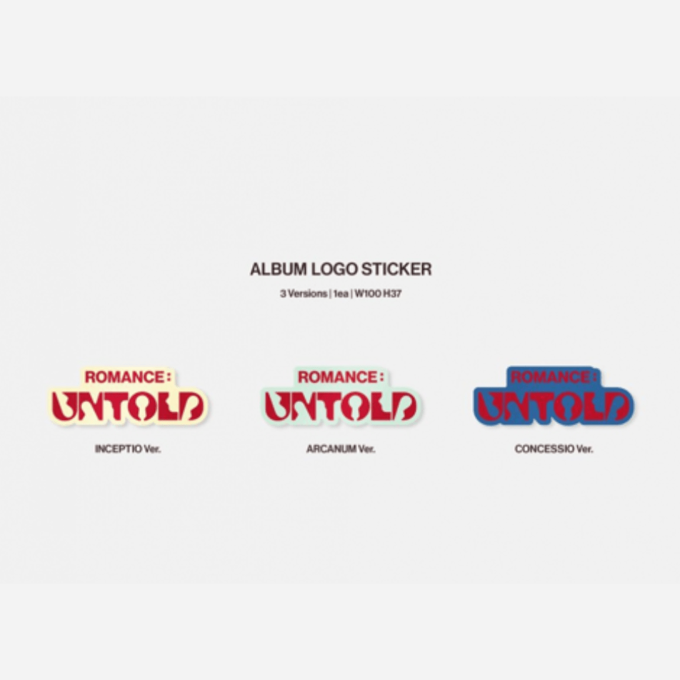 [ENHYPEN] ROMANCE : UNTOLD (INCEPTIO Ver. / ARCANUM Ver. / CONCESSIO V ...