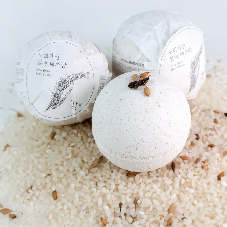 Rice Bran Bath Bomb 120g – Coréelle