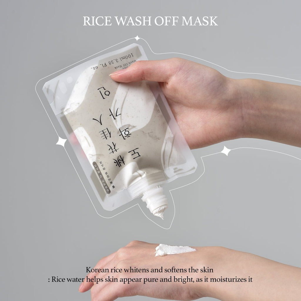 Rice Wash Off Facial Mask – Coréelle