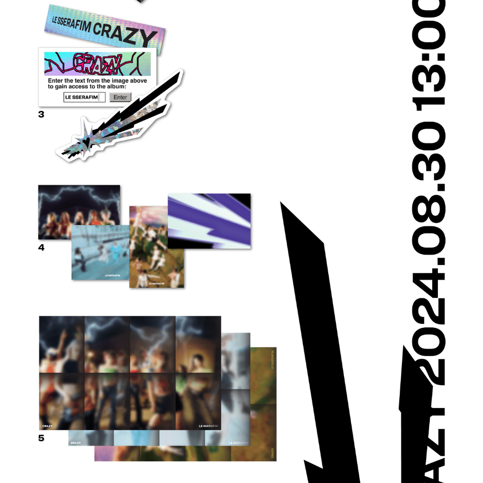 [LE SSERAFIM] 4th Mini Album 'CRAZY' – Coréelle