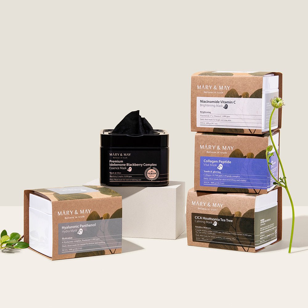 Premium Idebenon Blackberry Complex Essence Mask 20EA – Coréelle