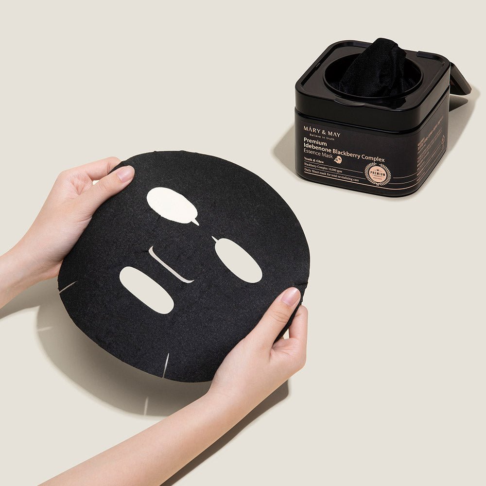 Premium Idebenon Blackberry Complex Essence Mask 20EA – Coréelle