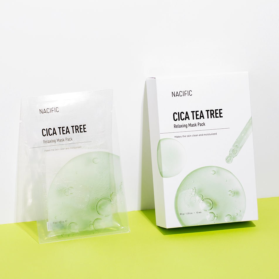 Nacific Cica Tea Tree Relaxing Mask Pack 1ea – Coréelle