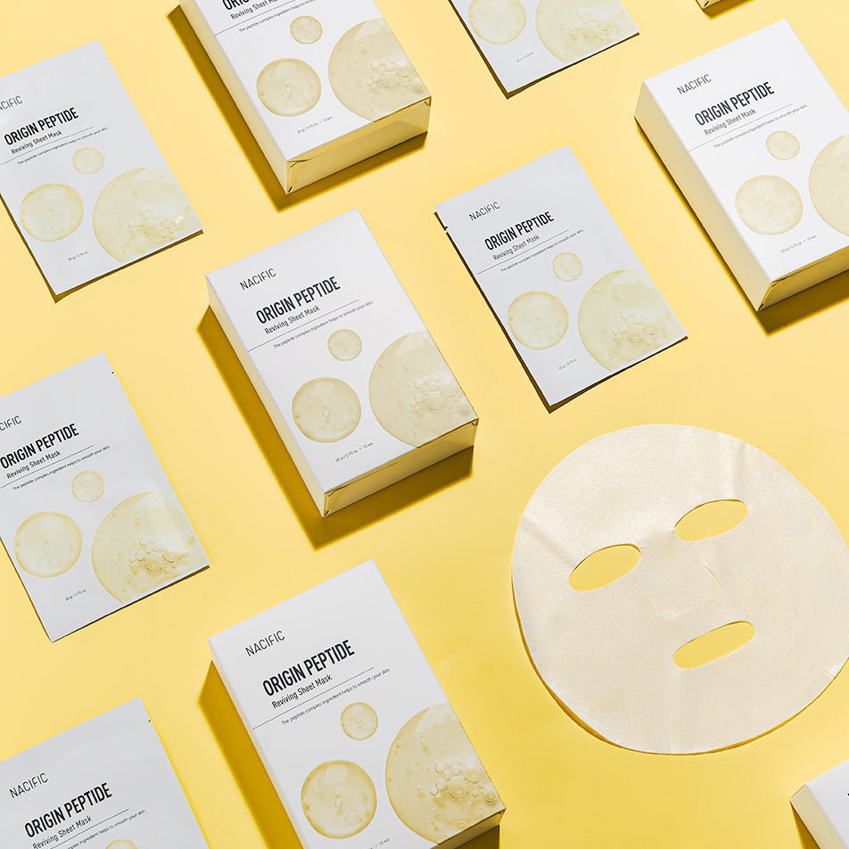 Nacific Origin Peptide Reviving Sheet Mask Pack 1ea – Coréelle
