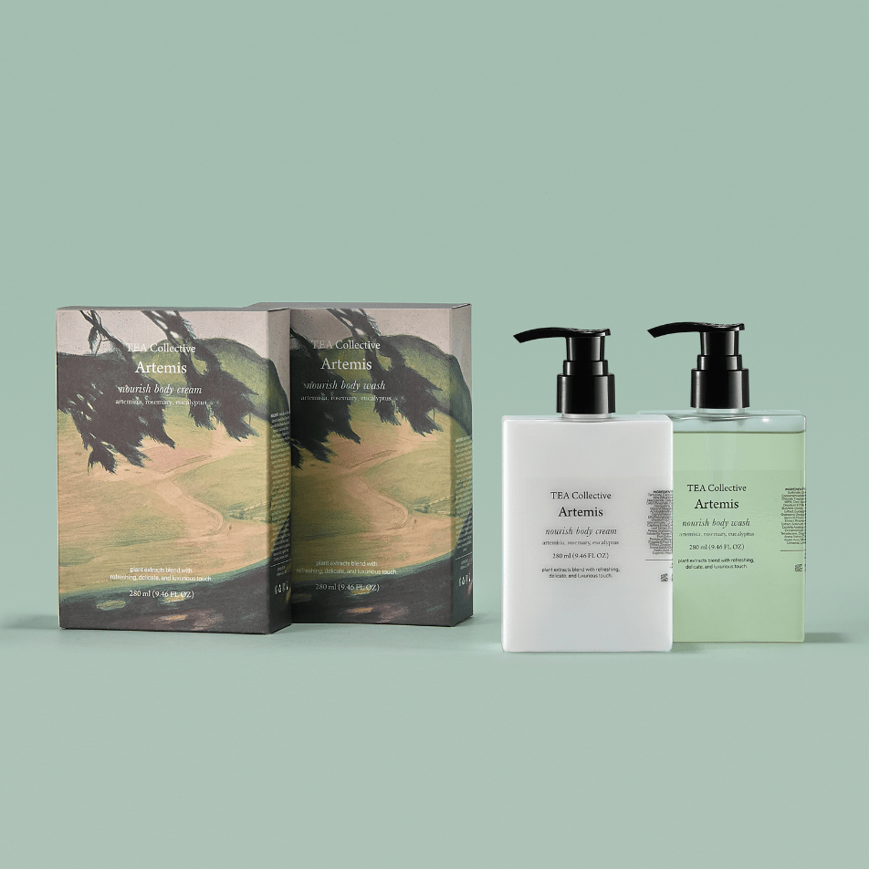 Tea Collective Artemis Body Care Set (Artemis Body Wash+ Artemis Body ...